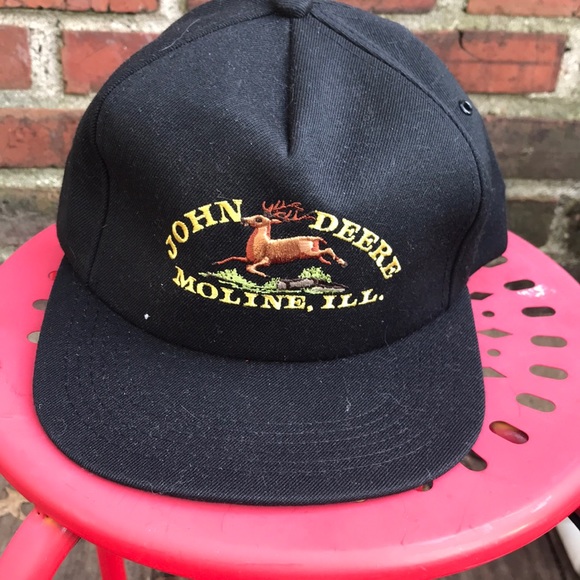 John Deere | Accessories | John Deere Black Baseball Cap | Poshmark